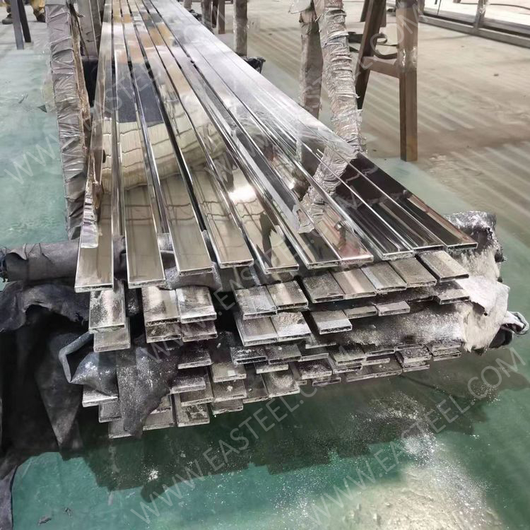 10x50mm Stainless Steel Flat Tube AISI 316L with Mirror | in China Easteel