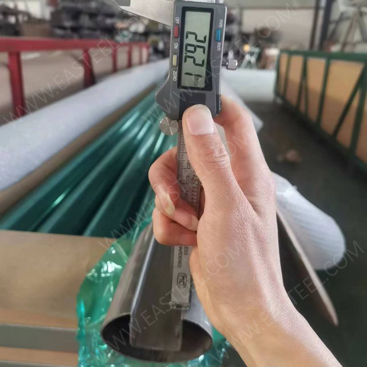 40x80mmx26x33 SS Oval Slotted Tubing | in China Easteel